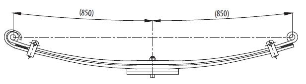 Front Spring for ISUZU NOVO - ISUZU - Products - Huncee Leaf Spring